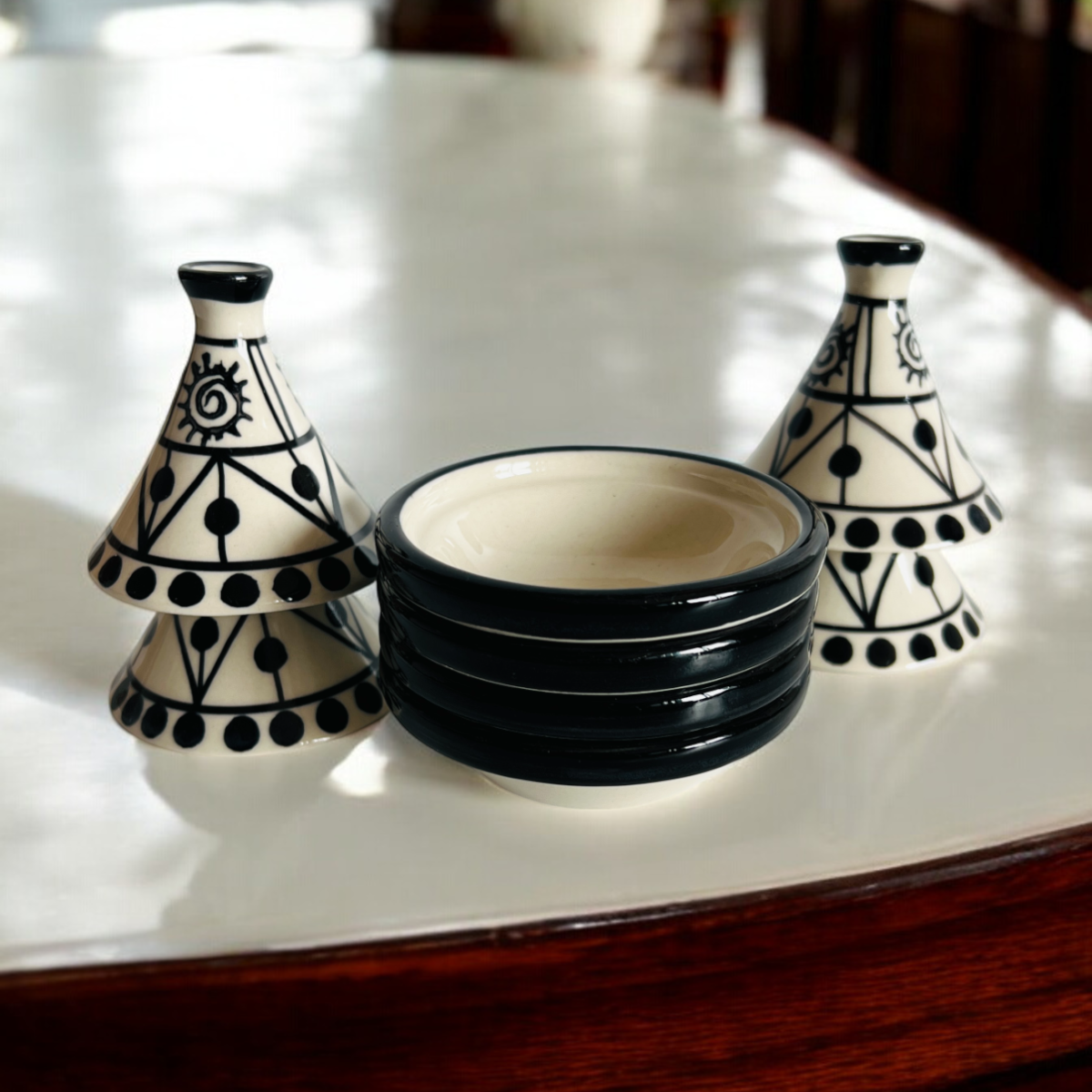 Moroccan Mini Tagine al-Shams (Set of 4) – RUSTIC STONE